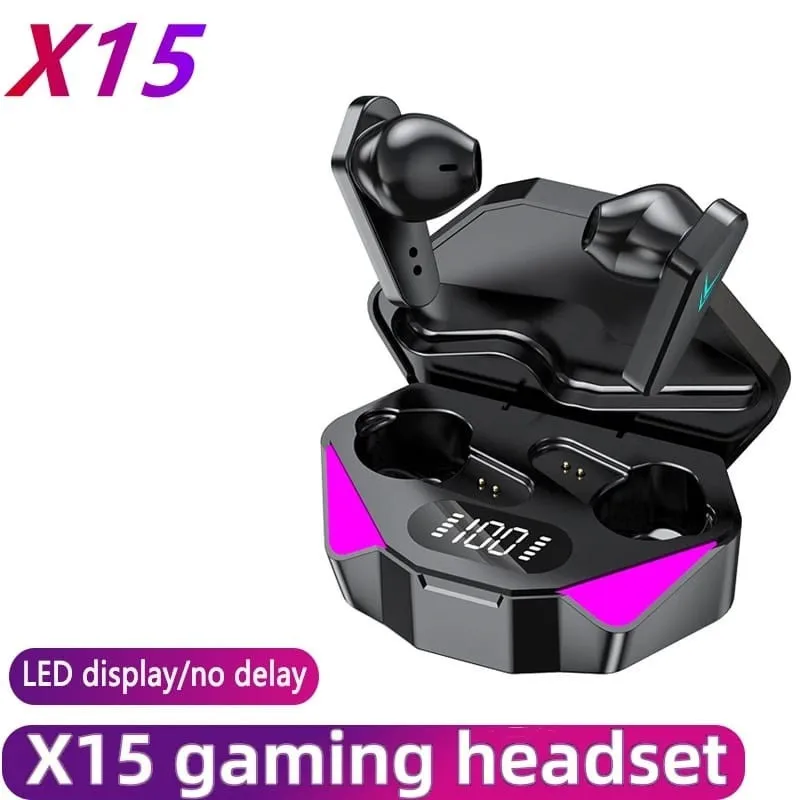 X15-TWS-Wireless-Headphones-Bluetooth-Earphones-Control-Sport-Headset ...