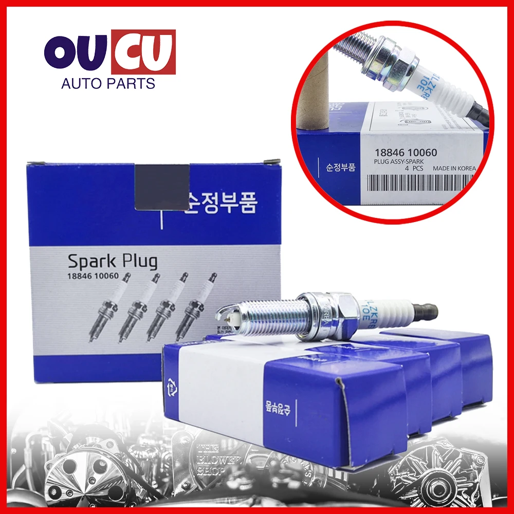 1884610060 이리듐 점화 플러그, 현대 I30 IX35 IX40 기아 리오 소울 액센트 벨로스터 솔라리스 18846 ...