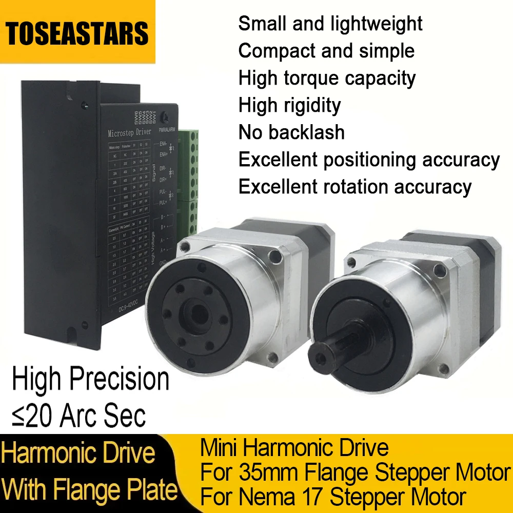 Mini-Harmonic-Drive-Stepper-Motor-Kit-High-precision-Robot-Manipulator ...