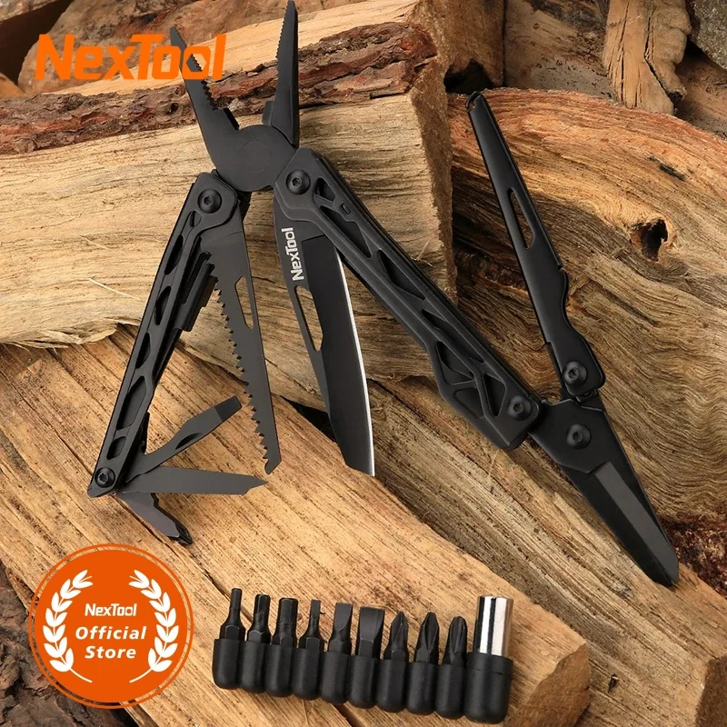 NexTool-Black-Knight-11-In-1-Multi-function-Camping-Tools-Knife-Outdoor-Survival-Folding-Pliers ...