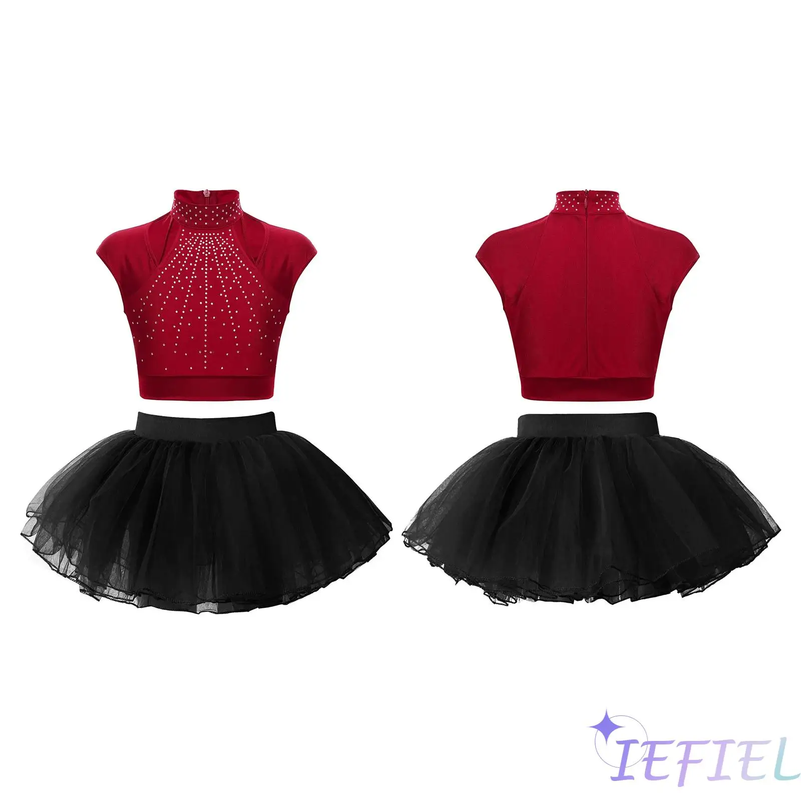 Girls-2Pcs-Set-Ballet-Dancewear-Suit-Toddler-Kids-Ballerina-Costume ...