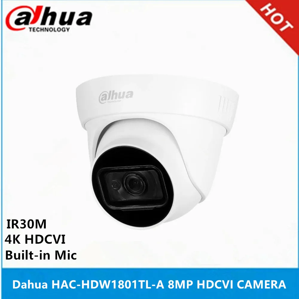 Dahua 8MP HAC HDW1801TL A 4K IR30M HDCVI Camera Built in mic CVI/CVBS ...