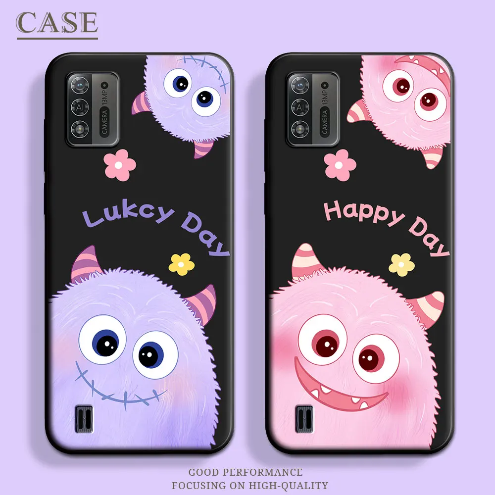 For-ZTE-Blade-A51-Lite-A52-Case-Butterfly-Soft-Silicone-Couple-Stars ...