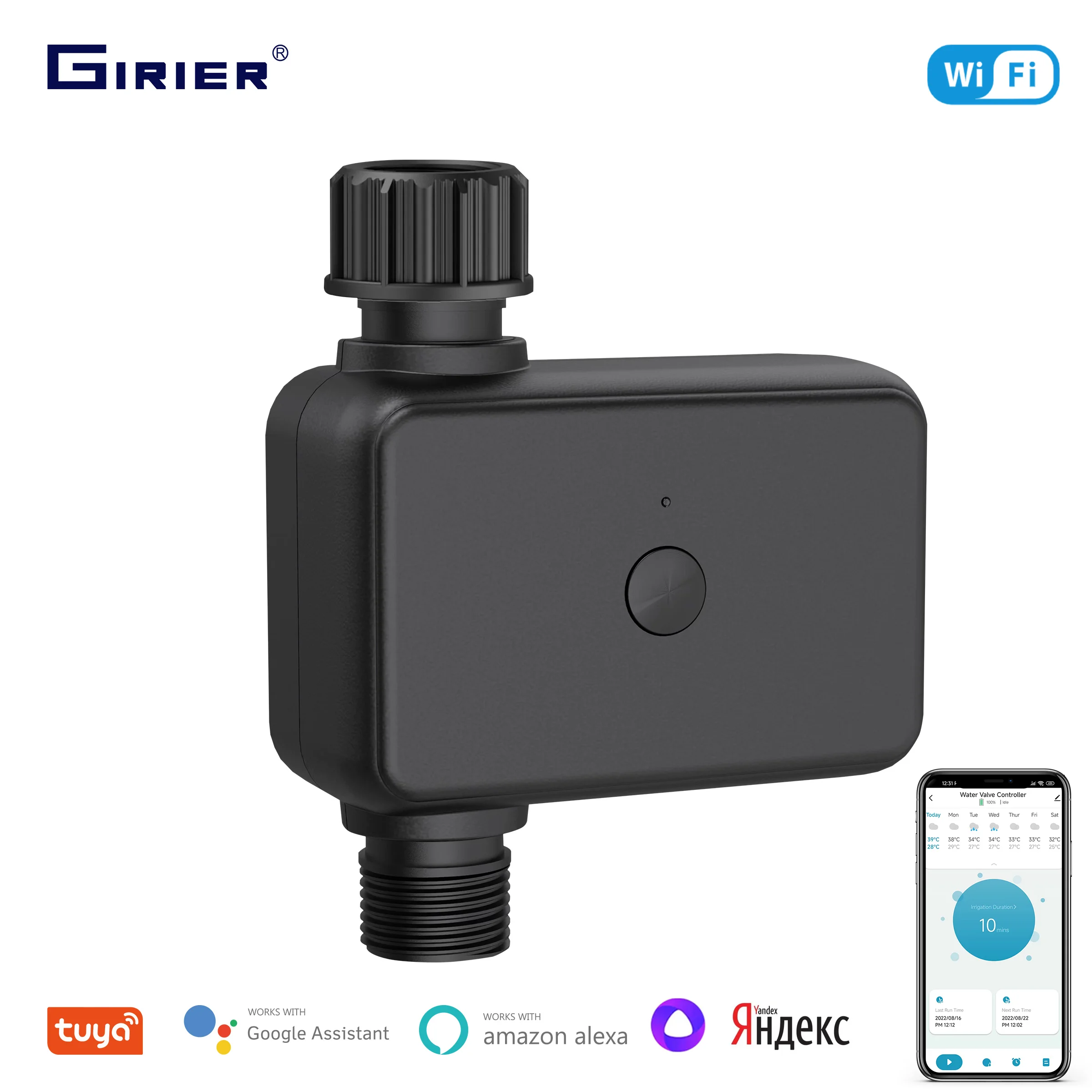 GIRIER-Tuya-Smart-BLE-Watering-Irrigation-Timer-WiFi-Garden-Hose-Faucet ...
