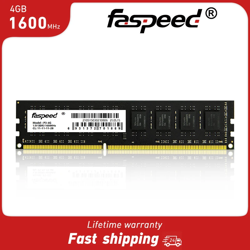 1-10Pcs-Faspeed-Memory-Ram-DDR3-8GB-4GB-16GB-1600MHZ-2666MHZ-Memoria ...