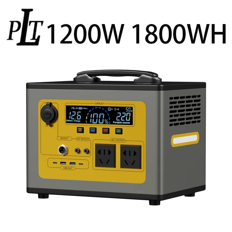 1200wh 220v Ups Portable Power Station Portable Solar Generator Lifepo4 ...