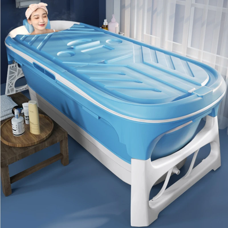 Foldable-Bathtub-Bath-Bucket-Adult-Full-Body-Bath-Large-Thickened-Bath ...