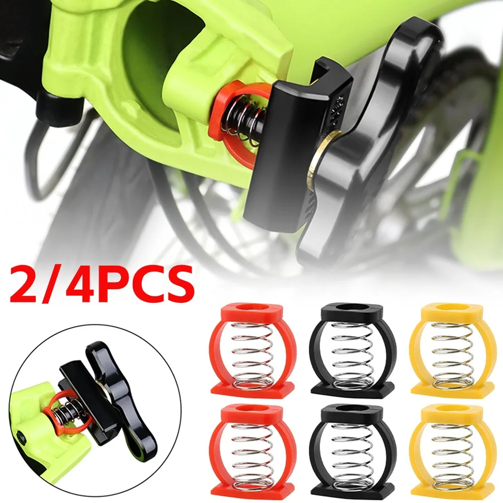 2-4PCS-Bike-Spring-Hinge-Clamp-Easy-Hinge-C-Buckle-For-Brompton-Folding ...