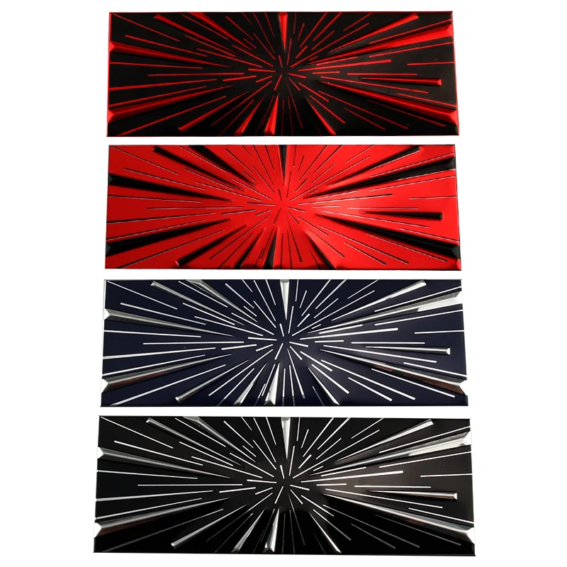 Car Time Space Tunnel Logo Trunk Badge Emblem Decals Sticker For Tesla ...