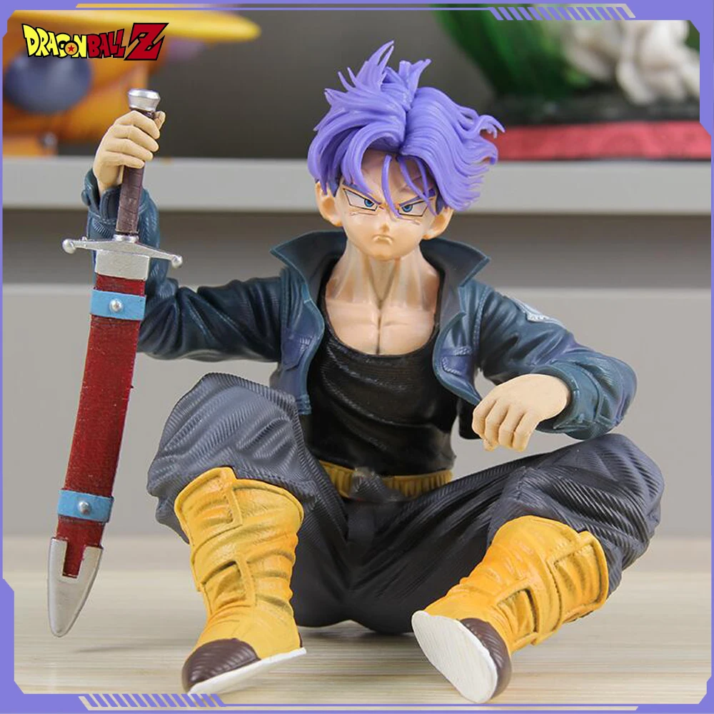 Dragon-Ball-Trunks-Anime-Figure-Sitting-Posture-Trunks-15cm-Figurine ...