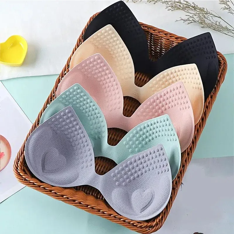 1 PC Latex Padded Pad Insert Bra Enhancer Padded Chest Padded Universal ...