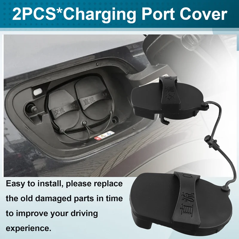 Car Charging Port Cover Interior Charge Jack Cap Lid For VW ID4 ID.4 ...