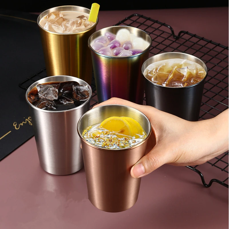 230-350-500ml-Stainless-Steel-Beer-Cups-Household-Office-Bar-Water-Milk ...