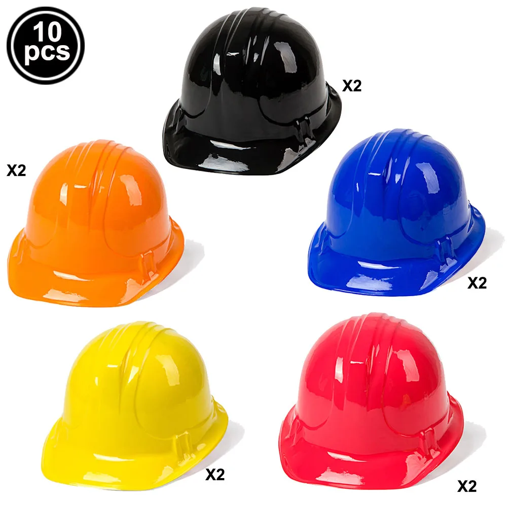 Funny-Party-Hats-Construction-Party-Hats-Yellow-Soft-Plastic-Hats-Fire ...
