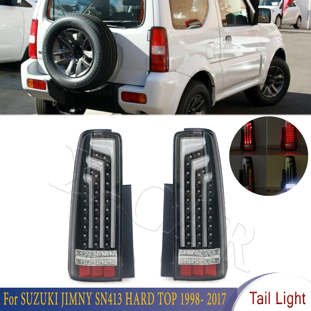 For-Car-2-Pcs-Rear-LED-Tail-Light-With-Brake-Reversing-Lamp-Car ...