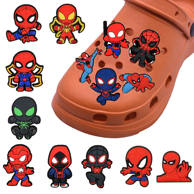 Hebilla de zapato de Spider Man para Crocs, Charms para Crocs ...