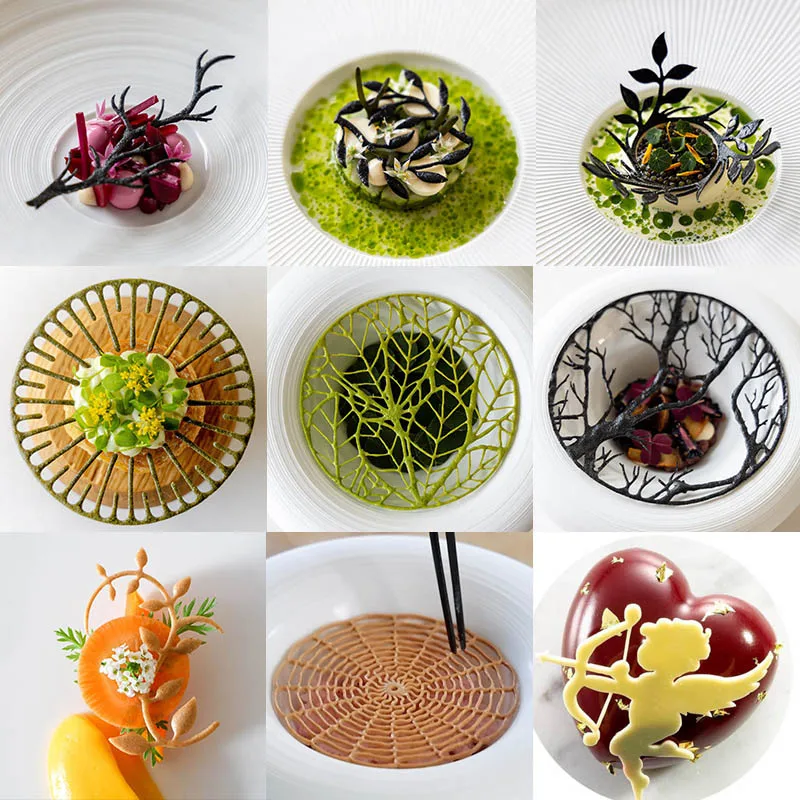 Leaf-Circle-Ring-Sugar-Flipping-Lace-Pad-Tree-Branches-Vegetable ...