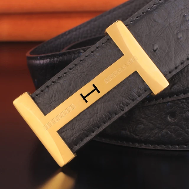 Hermes H Letter Buckle Mens Belt