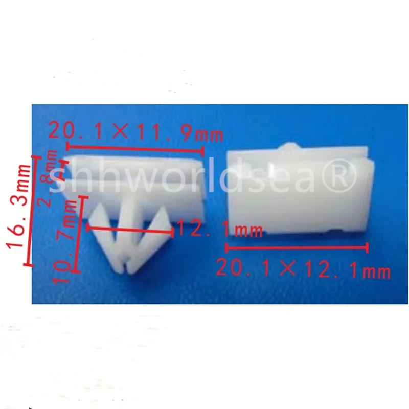 Shhworldsea 100PCS Door Moulding Clip For GM 15127746 For Buick Terraza ...