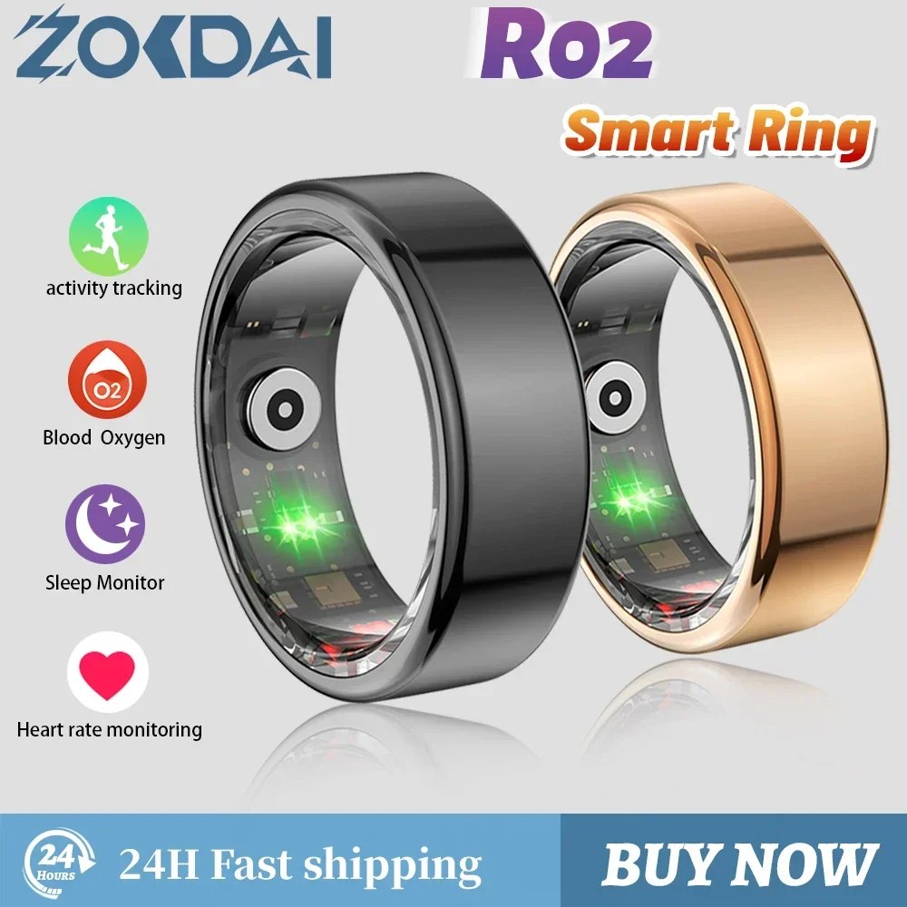 Zordai-R06-Smart-Ring-Sleep-Health-Monitoring-3ATM-Waterproof-Multi-Sports-for-IOS-and-Android ...