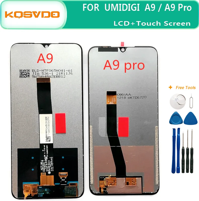 New For UMIDIGI A9 LCD Display + Touch Screen Assembly Replacement For Umi Umidigi A9 / A9 Pro ...