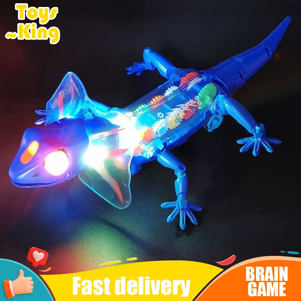 Walking-Lizard-Model-Robotic-Toys-with-Sounds-Lights-Crawling-Removable ...