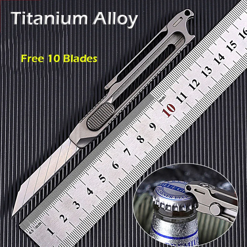 Pure-Titanium-Utility-Knife-Wallpaper-Knife-Multi-function-Bottle-Open ...