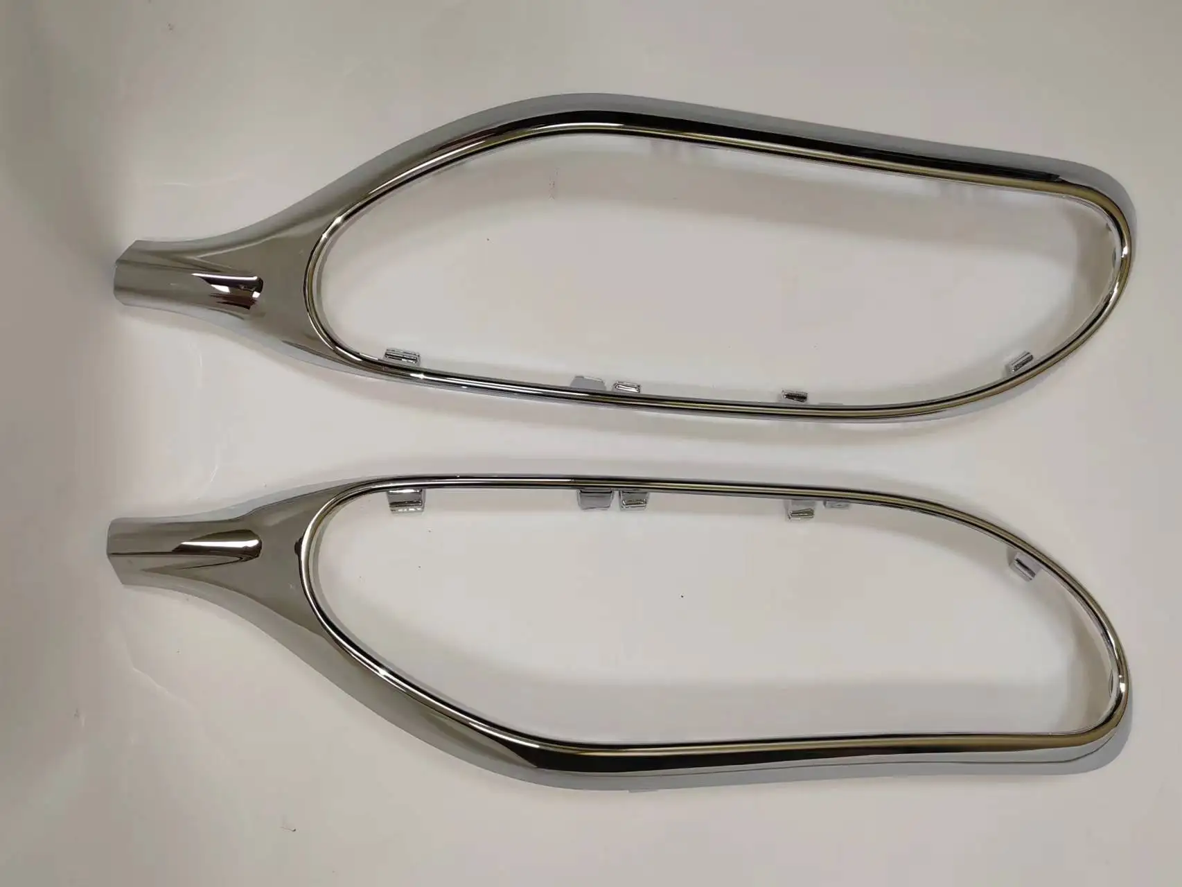 OE, 메르세데스 벤츠 왼쪽 오른쪽 배기 파이프 커버, 장식 스트립 도금, A2228852900, A2228853000 ...