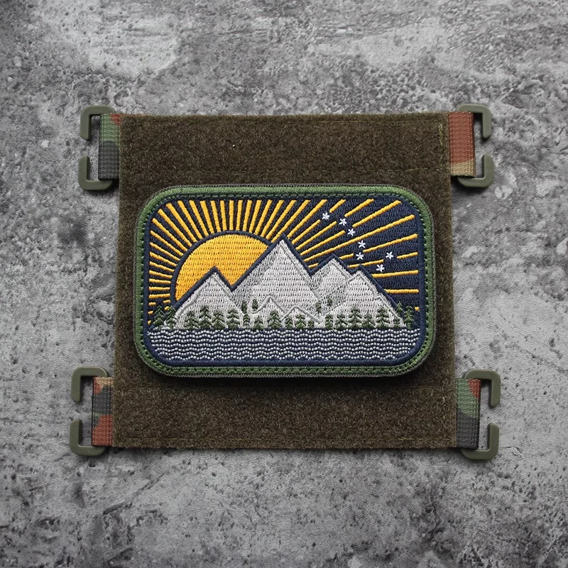 ZTY-Fully-Embroidered-All-terrain-Camp-Badge-Outdoor-Backpack-Scenic ...