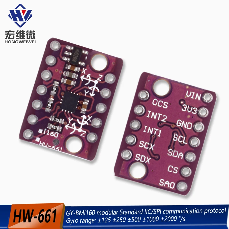 I2C SPI Sensor GY-BMI160 6-Axis Motion Sensor Module - 3V-5V I2C SPI ...
