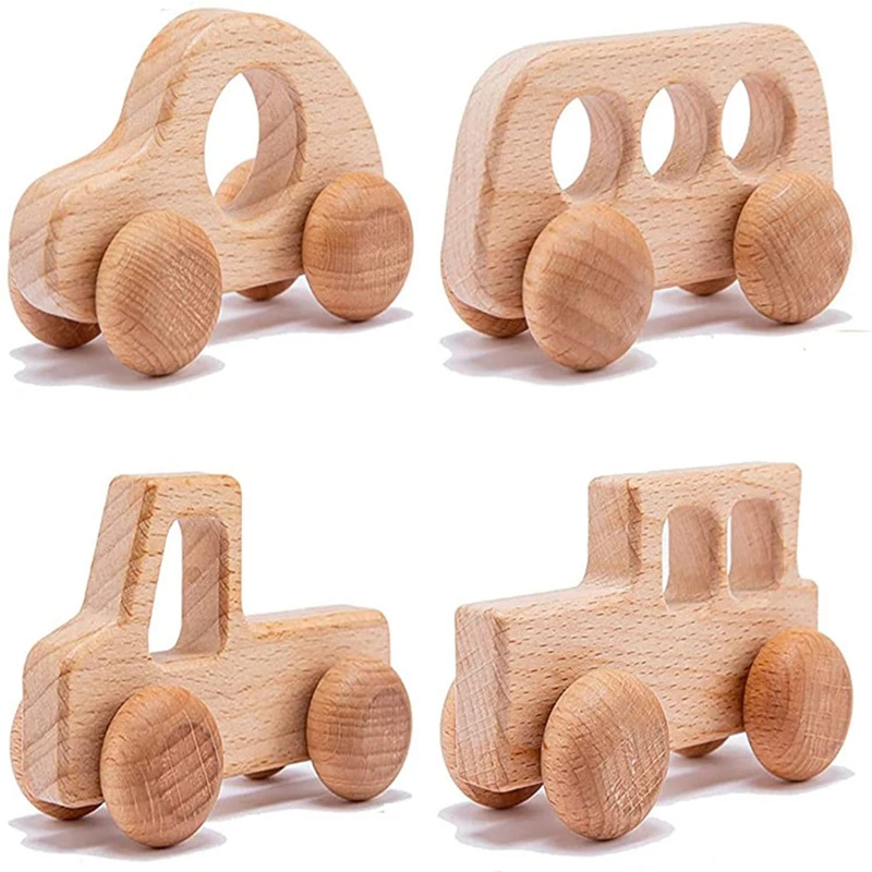 Baby-Toy-Beech-Wood-Blocks-Cartoon-Car-Educational-Montessori-Toys ...
