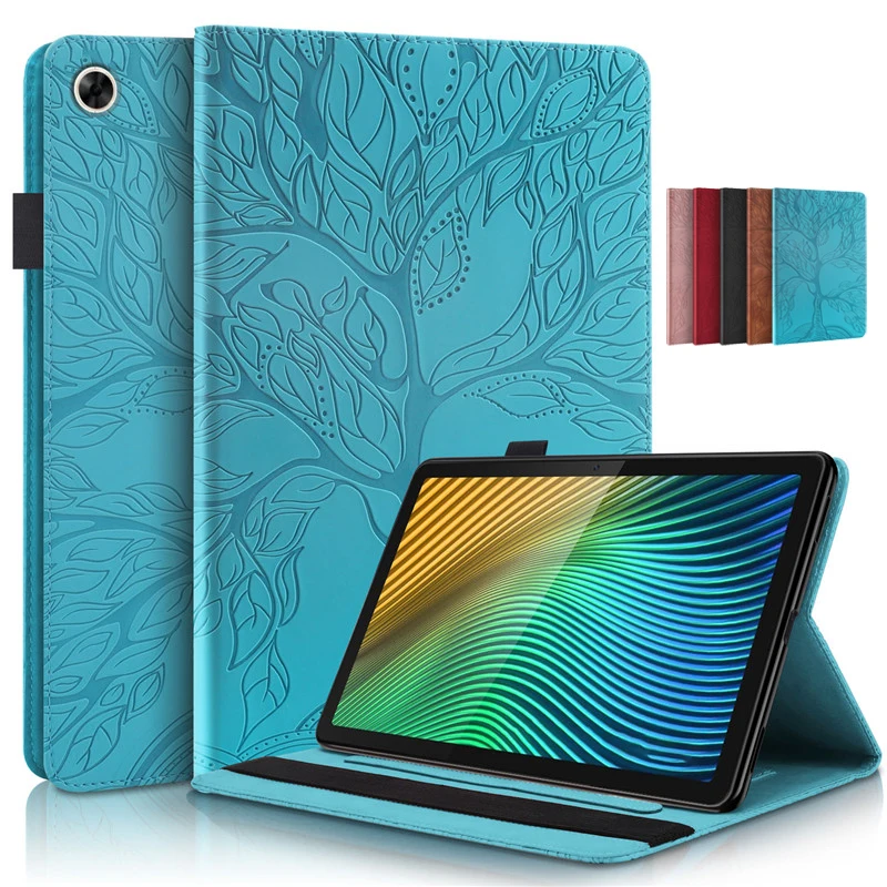 Case-for-Realme-Realmi-Pad-RealmePad-Mini-2022-3D-Tree-Embossed-Flip ...