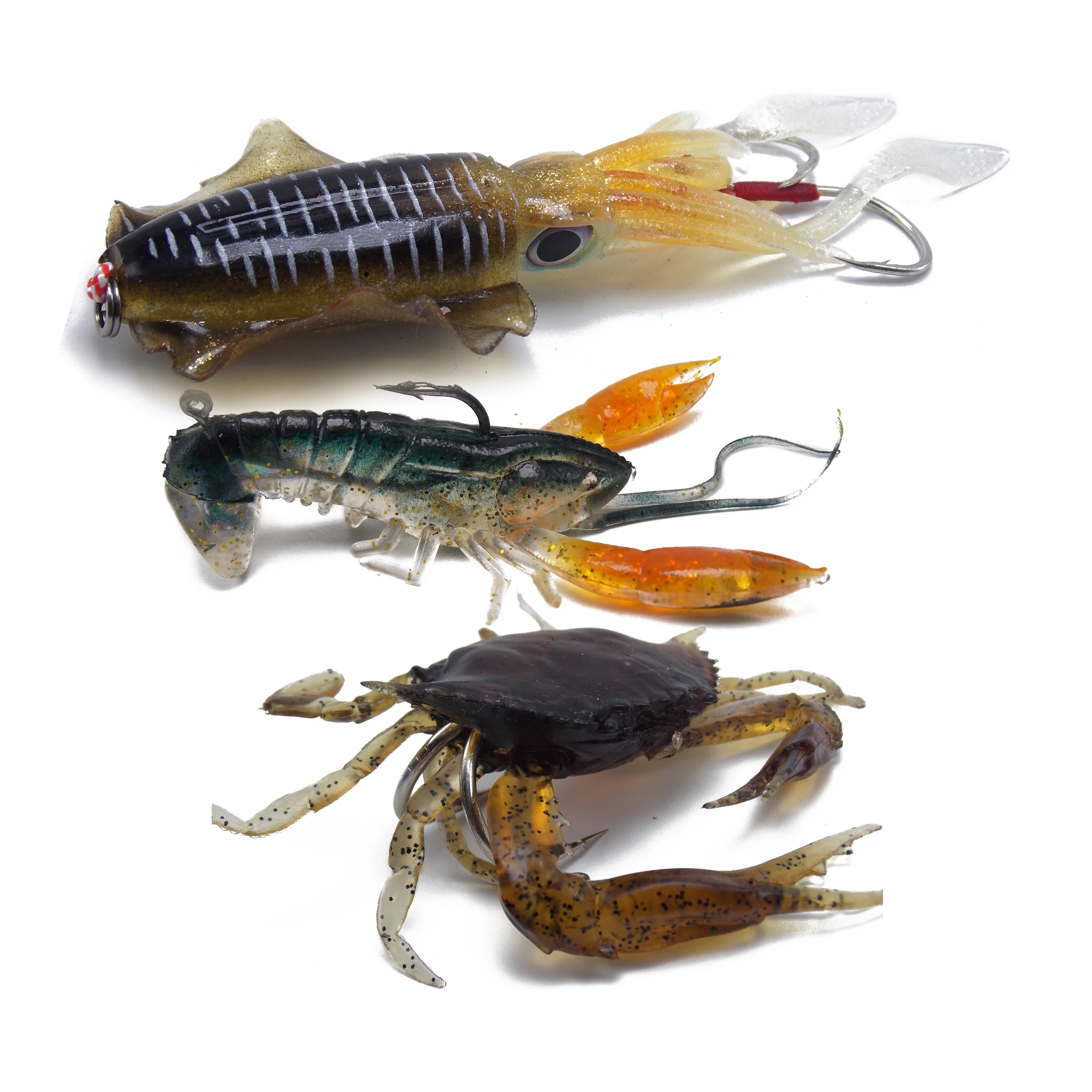 CATCHSIF-Soft-swim-60g-squid-3D-Lifelike-crayfish-with-attractive-soft ...