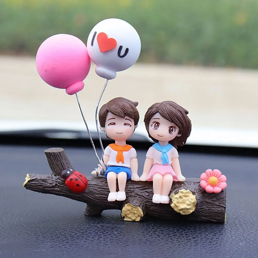 Anime-Car-Interior-Decoration-Cute-Kissing-Couple-Action-Figure-Balloon ...