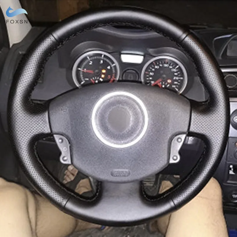 Braids on Car Steering Wheel For Renault Megane 2 2003-2008 Kangoo 2008 ...