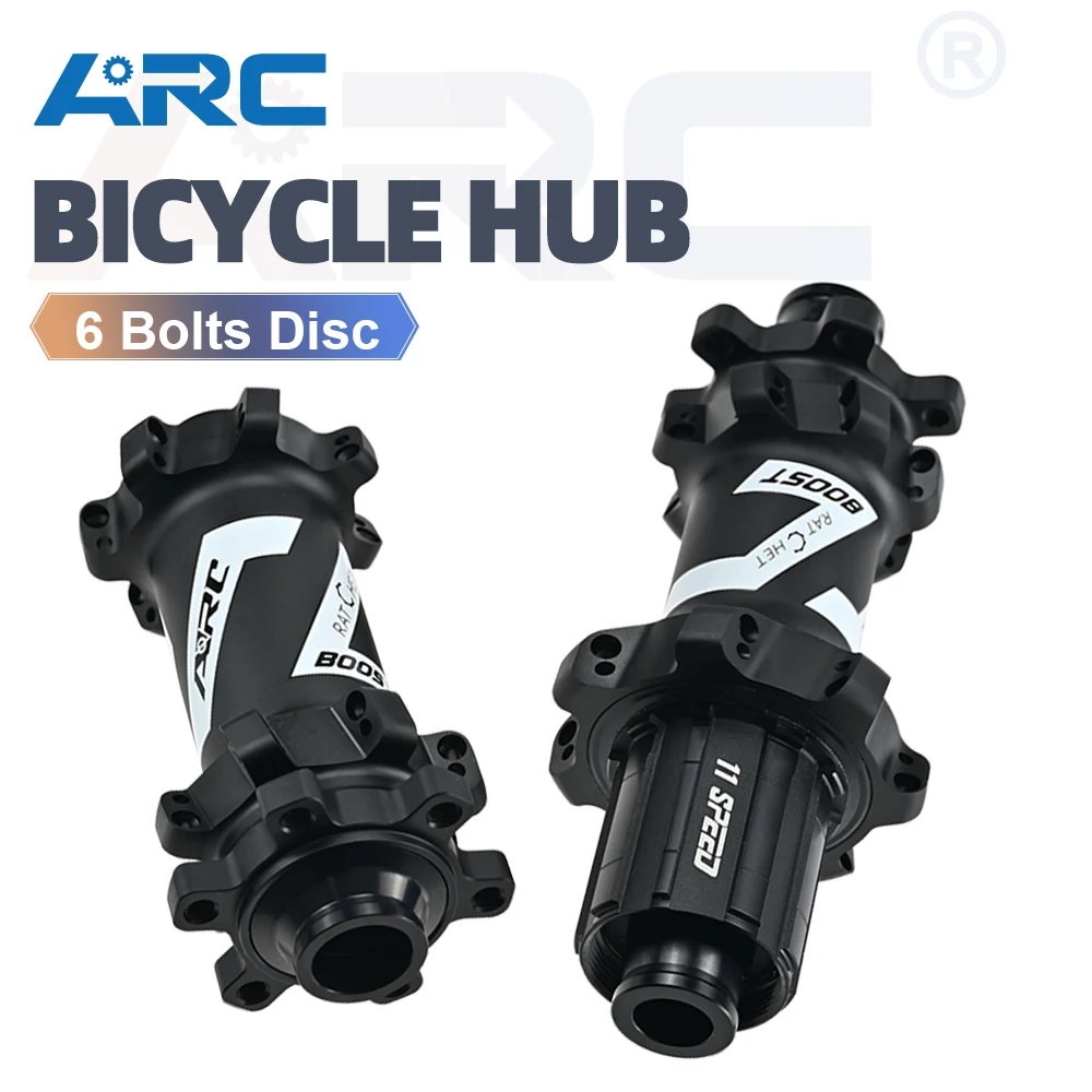 ARC-Hub-6-Pawls-72-Clicks-Mountain-Bike-Hub-6-Bolts-Disc-Brake-Front ...