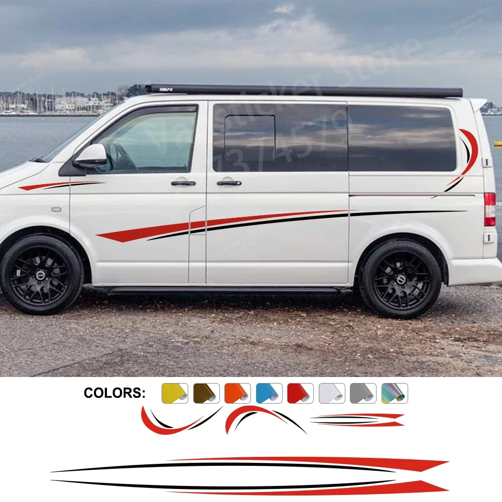 Car-Body-Side-Stickers-Graphics-Stripes-Decal-For-Camper-Van-Rv ...