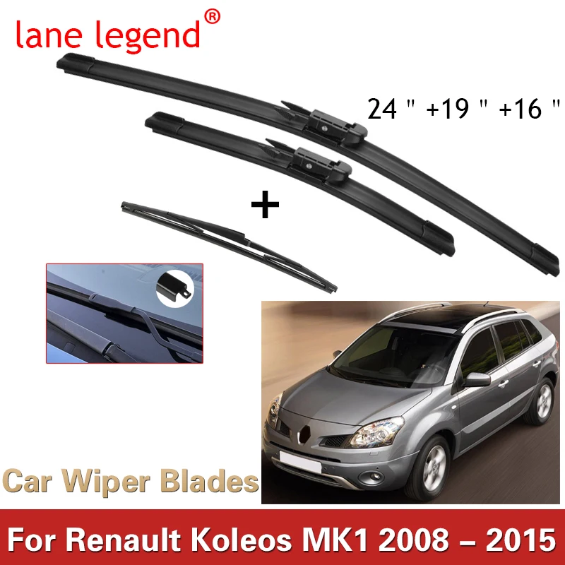 Car-Wiper-Front-Rear-Wiper-Blades-Set-For-Renault-Koleos-MK1-2008-2015 ...