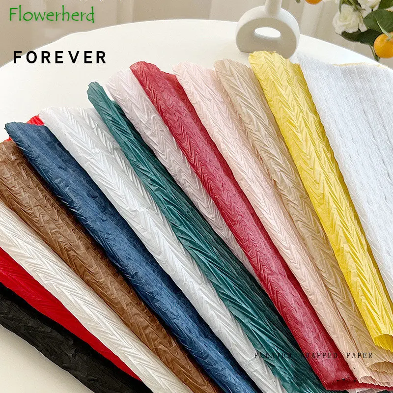Pleated-Yarn-Art-Craft-Paper-DIY-Wrinkled-Flower-Bouquet-Wrapping-Paper ...