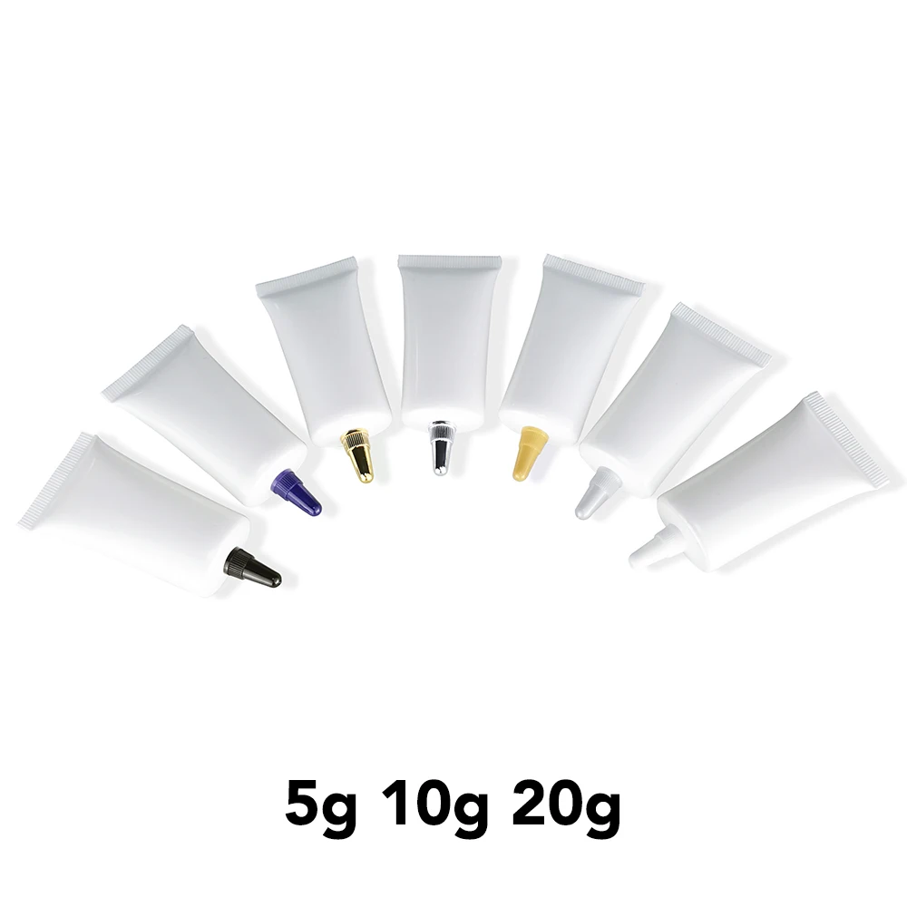 5g-10g-20g-White-Plastic-Refillable-Squeeze-Bottle-5ml-10ml-20ml-Empty ...
