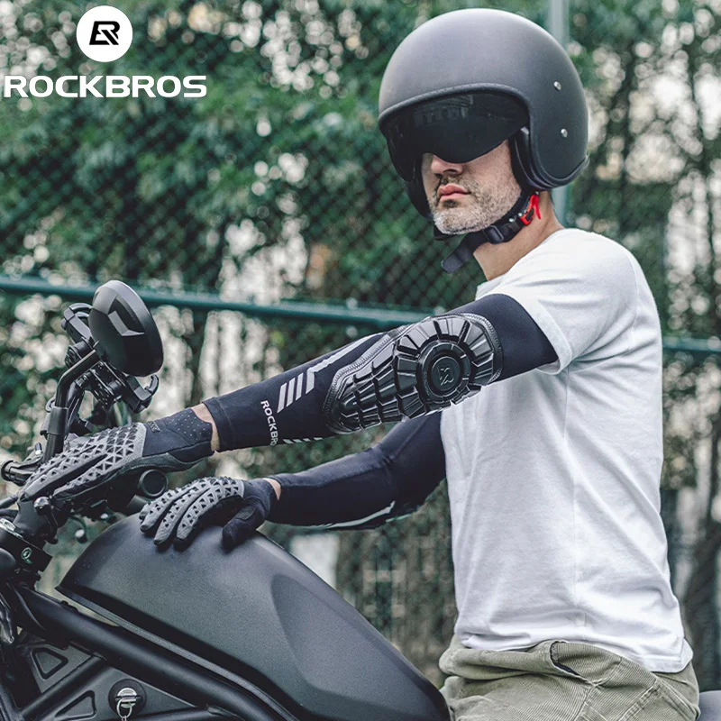 Rockbros Moto Bike Elbow Pads Soft Motorcyclist Elbow Protector Gear ...