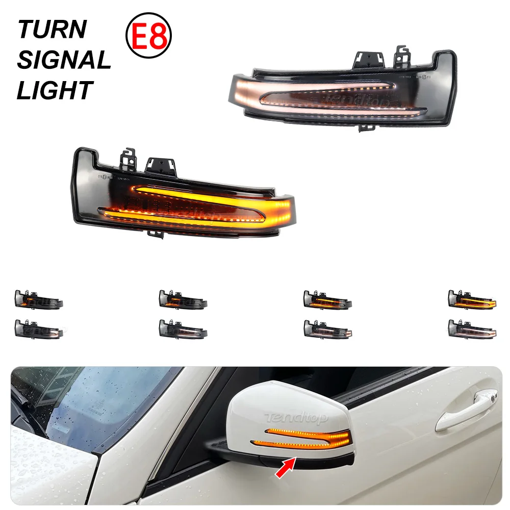 Side Wing Dynamic Turn Signal Light Rearview Mirror Indicator For ...
