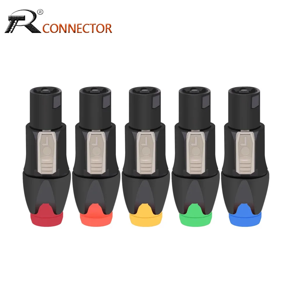 1pc-4Pins-Male-Plug-AC-Coupler-Extender-Wire-Connector-Adapter ...
