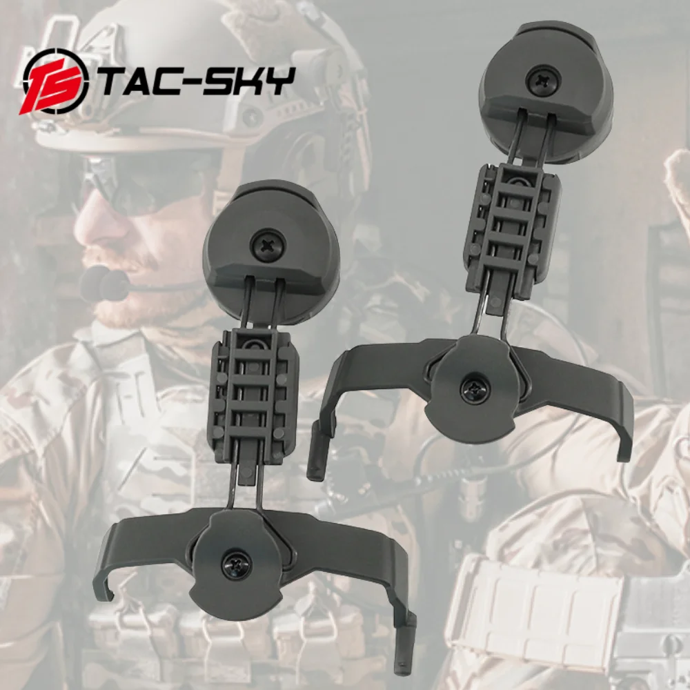 TS-TAC-SKY-COMTAC-Tactical-ARC-Rail-Helmet-Adapter-Headset-Accessories ...