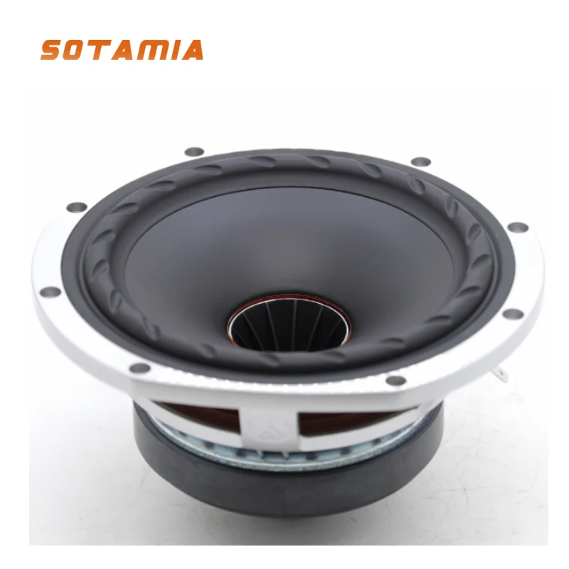 SOTAMIA 1Pcs 6.5 Inch Full Range Speaker Coaxial Aluminum Frame Audio ...