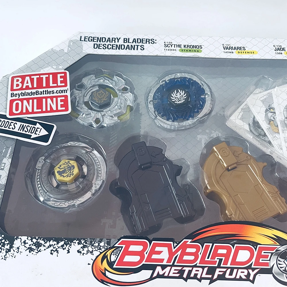 Beyblade Metal Fury Legendary Bladers Beys