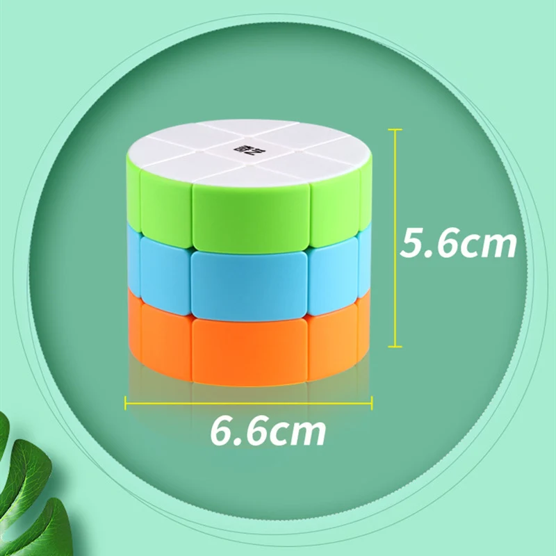 QiYi-3x3-Cylinder-Cube-Magic-Speed-Stickerless-Professional-Fidget-Toys ...