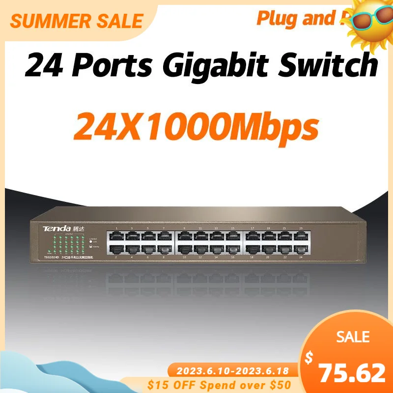 Tenda Network Switches | Tenda 24 Port Switch | Switch 5 Port Tenda ...