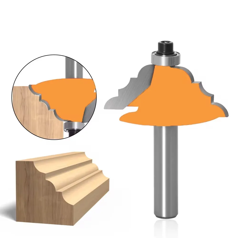 1PC-8MM-Shank-Milling-Cutter-Wood-Carving-Table-Edge-Router-Bit-French ...
