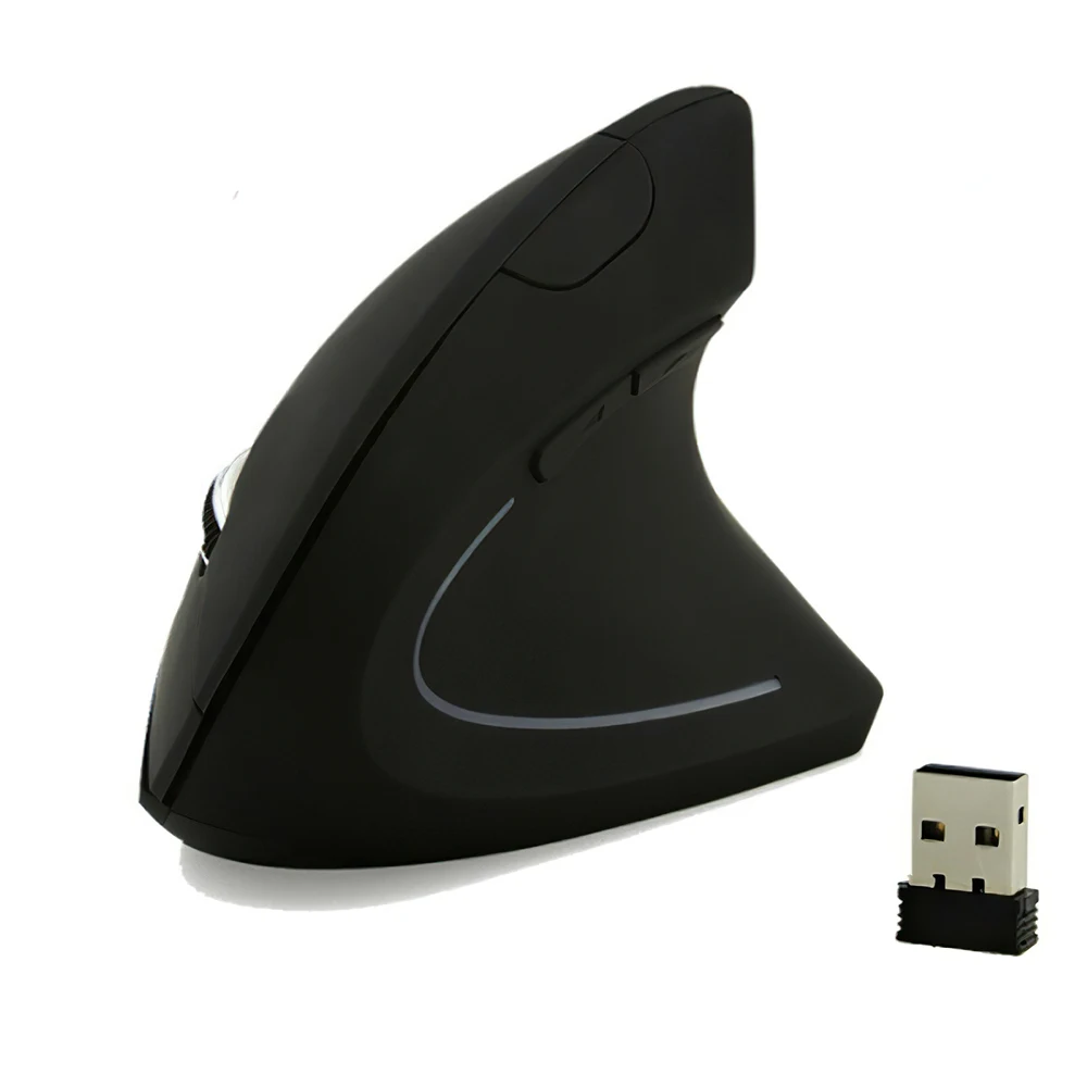 Wireless Mouse Usb Computer Mice Ergonomic Desktop Upright Mouse ...